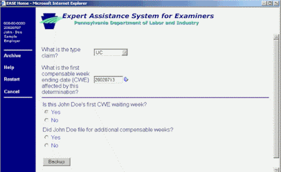 Building an Expert Assistance System for Examiners (EASE)